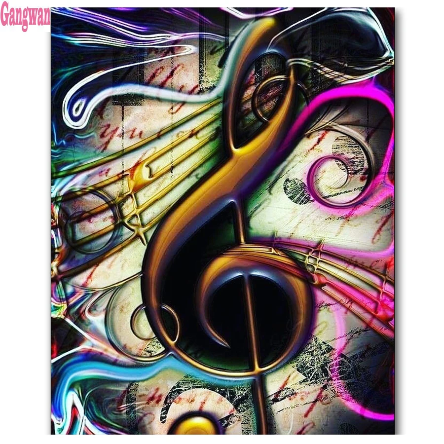 Abstract Music Notes Paintings