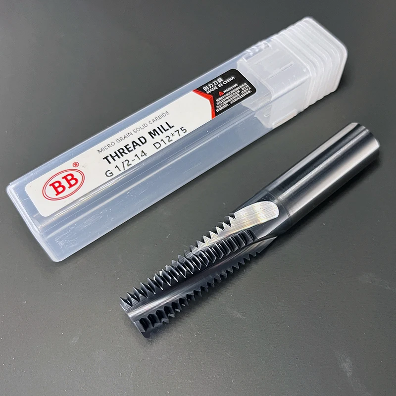 Bb Thread Milling Cutter Unc Unf Npt G Pt Rc Inch Solid Carbide Cnc ...