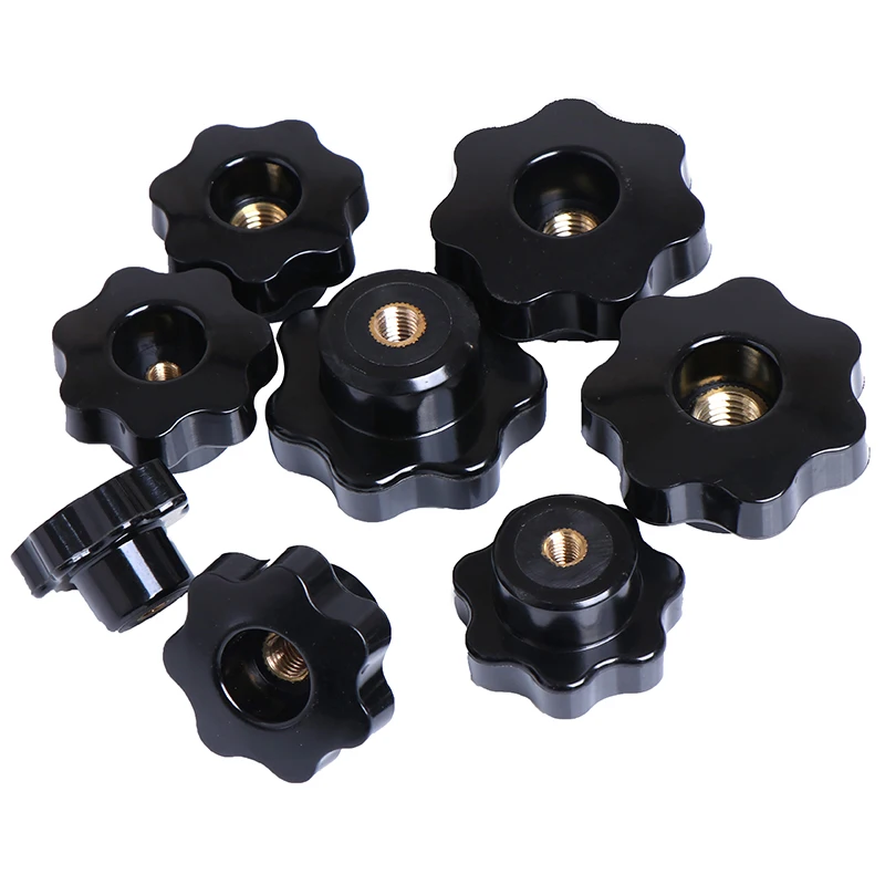 M5/M6/M8/M10/M12/M16 Female Thread Seven Star Shaped Head Clamping Nuts ...
