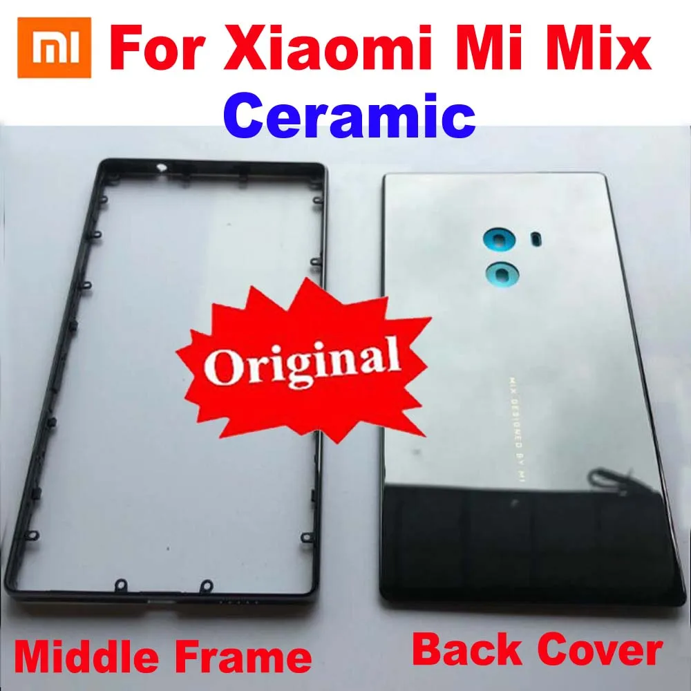 Original New For Xiaomi Mi Mix / Mi Mix Pro Ceramic Front Bezel Middle ...