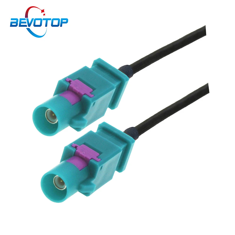 Long Fakra Z Male to Male Extended Plug RG174 Pigtail Cable Car ...