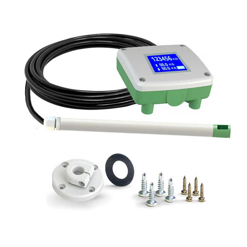 3 in 1 Air Velocity Air Volume Air Temperature Sensor with LCD Display ...