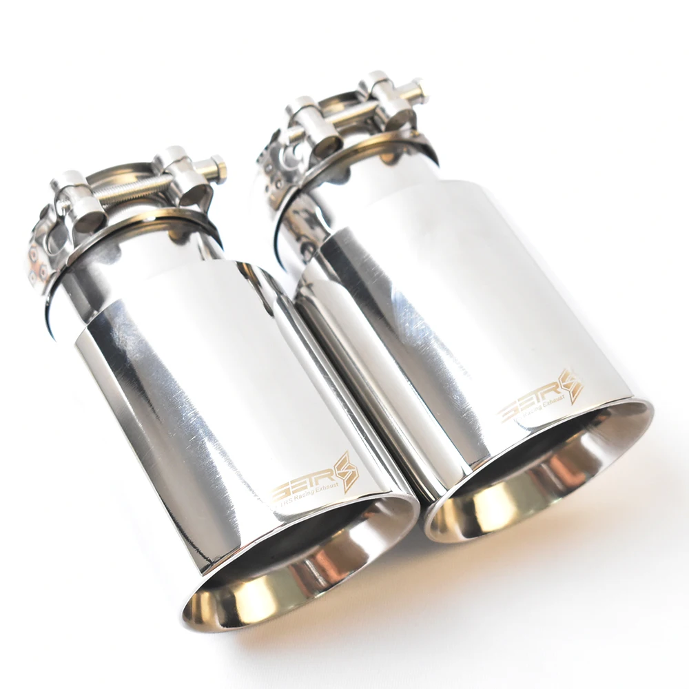1 PC Auto Edelstahl Universal Auspuff System Schalldämpfer Spitze Ende ...