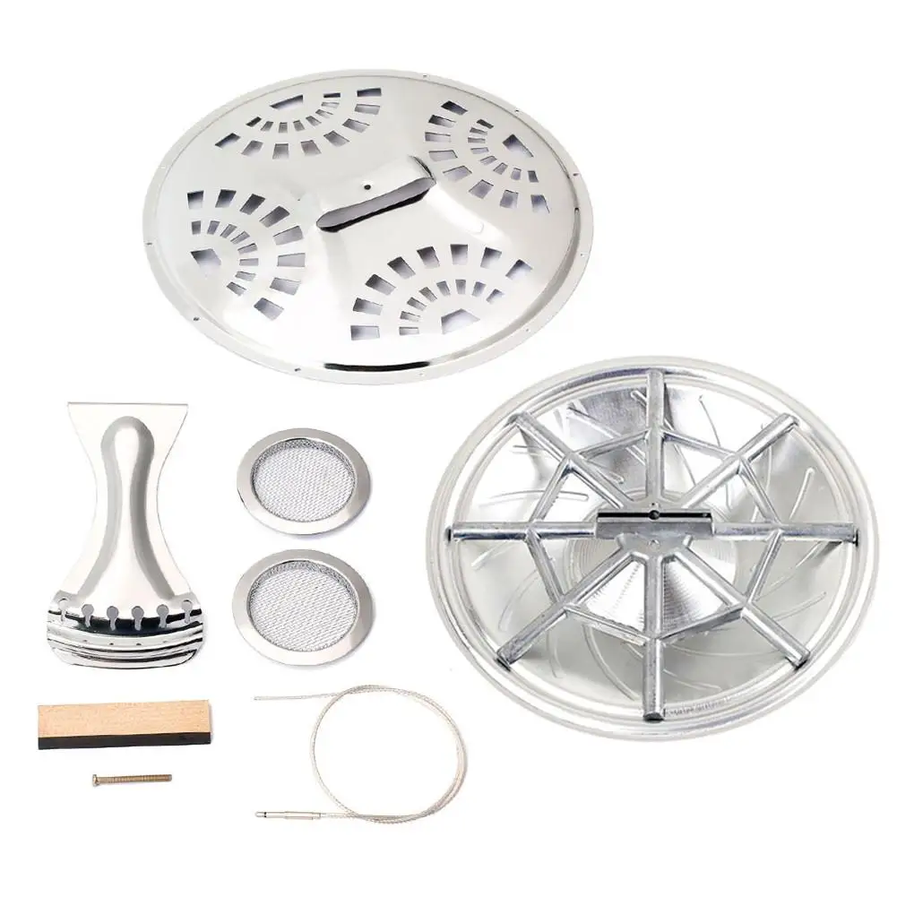8pcs-Resonator-Cones-Soundhole-Screens-Tailpiece-Bridge-Saddle-for ...
