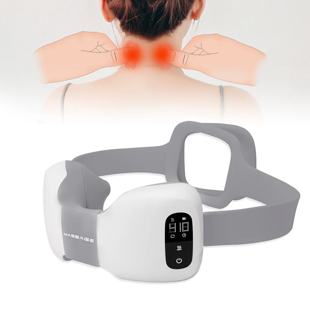 BLANCHE - Masseur intelligent 4D pour le cou et les épaules, pétrissage ...