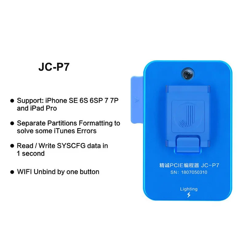 JC Pro1000S P7 P8 PCIE NAND программатор HDD последовательный Чтение Запись ошибка ремонт ...