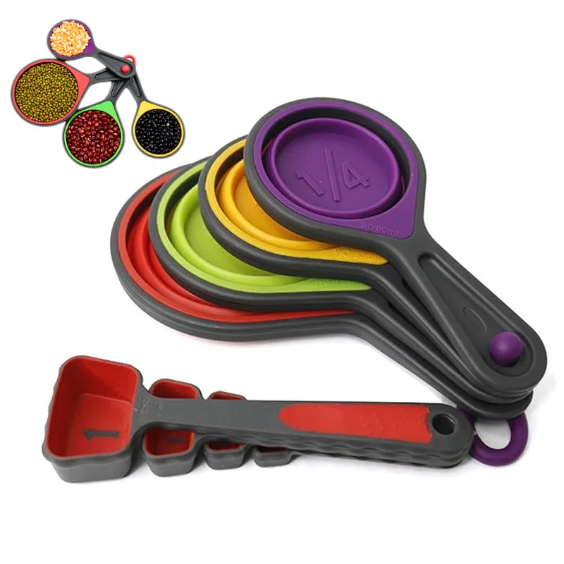Measuring-Spoons-Cups-Telescopic-Folding-Baking-Liquid-Spice-Powder ...