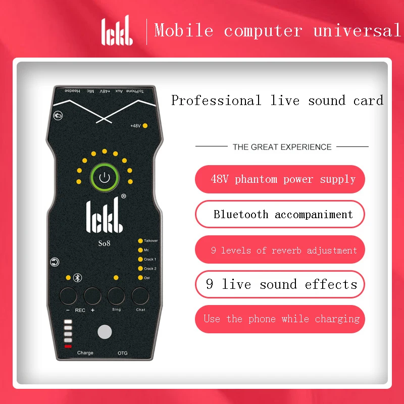 ickb-So8-Metz-Mobile-Live-Broadcast-Recording-Sound-Card-Microphone-Kit-Multifunctional-Stereo ...