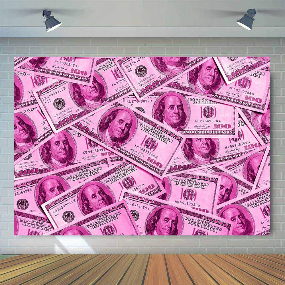 Pink Money Background