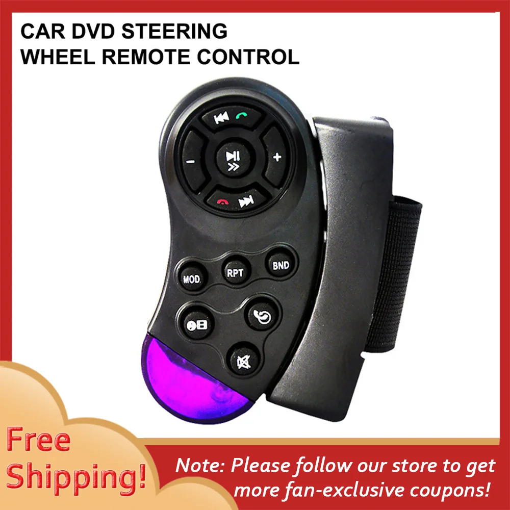 11 Key Universal Car Steering Wheel Remote Control Multimedia Player ...