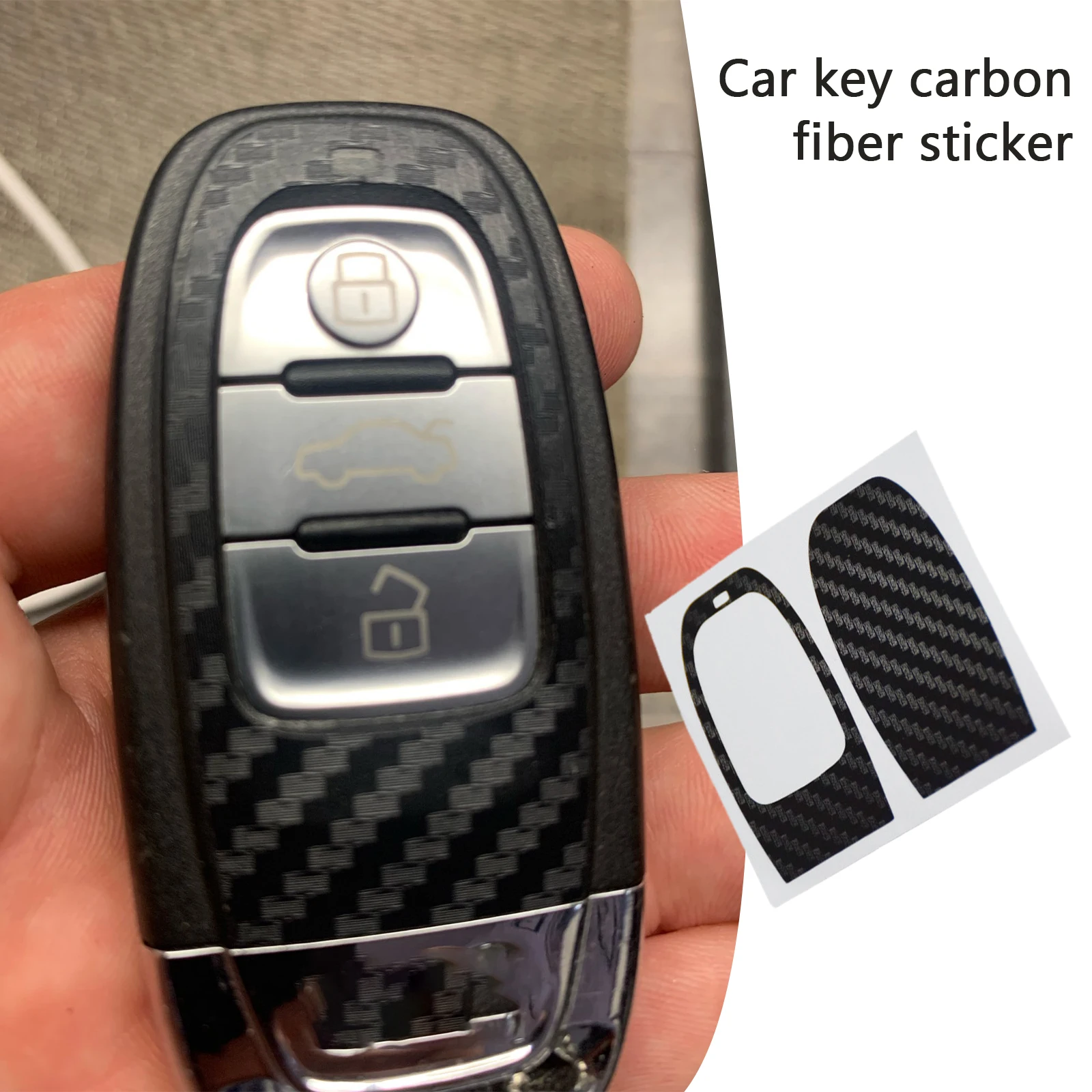 Carbon-Fiber-Car-Key-Protection-Sticker-for-Audi-A4-A6-RS4-A5-A7-A8-S5 ...