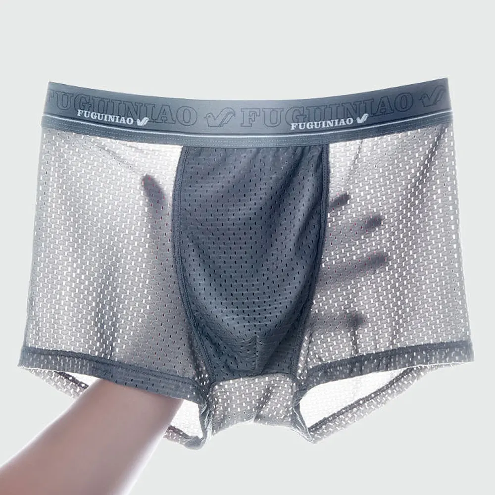 4pcs-Lot-Summer-Ice-Network-Mesh-Men-Underwear-Ventilate-Shorts-Man ...