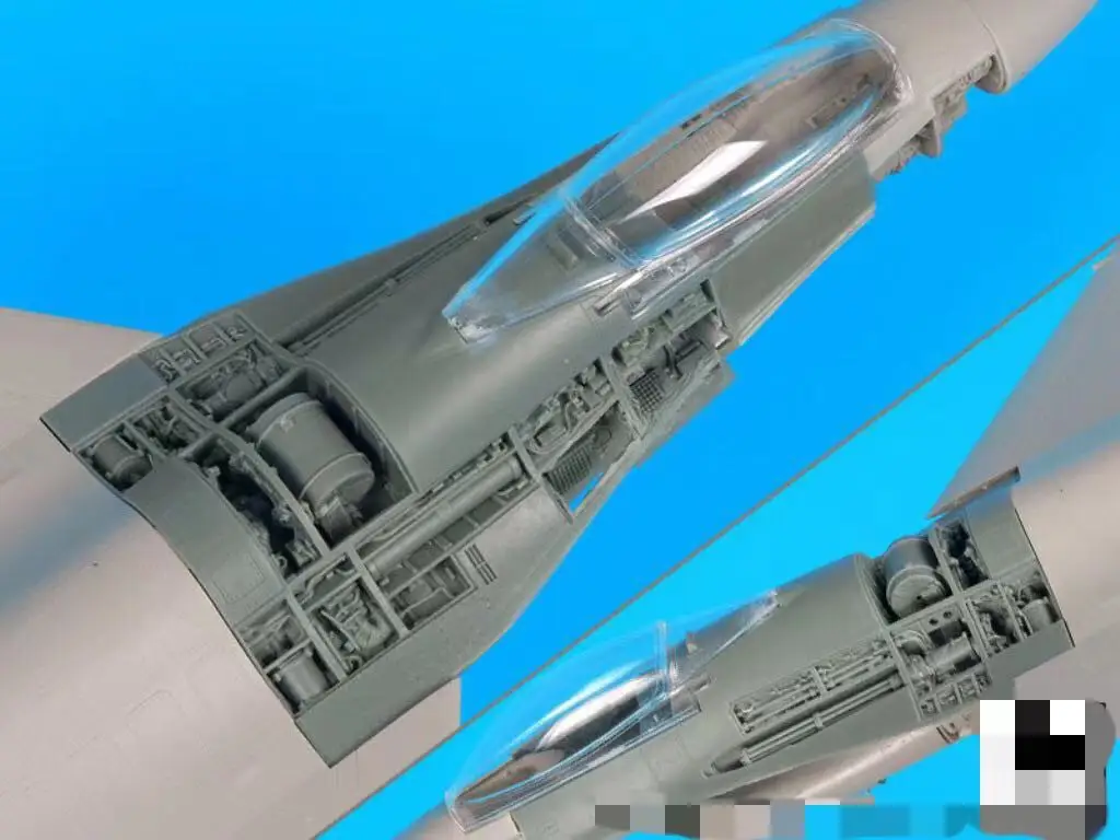 Hyundai F16 F-16 Fighter Jet Resin Super Modified Large Package 1:48 ...