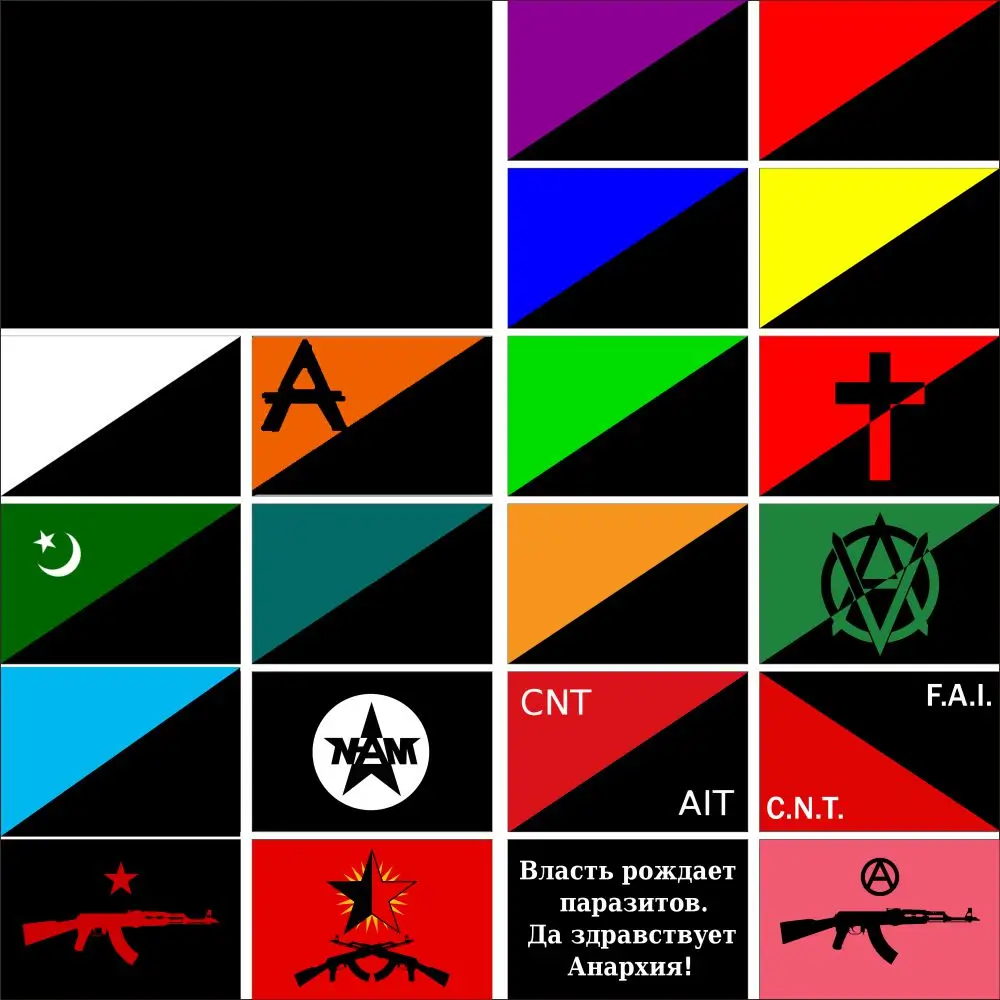Egoist-3X5ft-90X150cm-60x90cm-21x14cm-Narchist-Communism-Anarcho ...