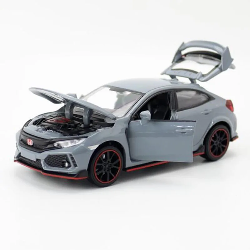 1/32 New Honda TYPE R Hatchback Model Toy Vehicle Alloy Die Cast Sound ...