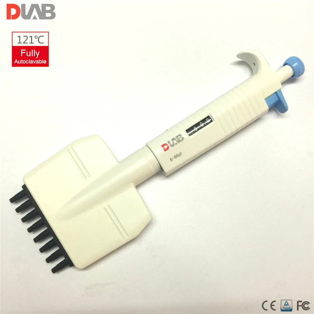 Fully Autoclavable Multi Channel MicroPette Plus DLab Eight/Twelve ...