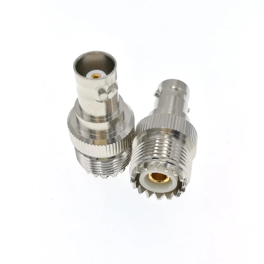 10PCS UHF Female SO239 SO-239 Jack to BNC Female Jack RF Coaxia Adapter ...