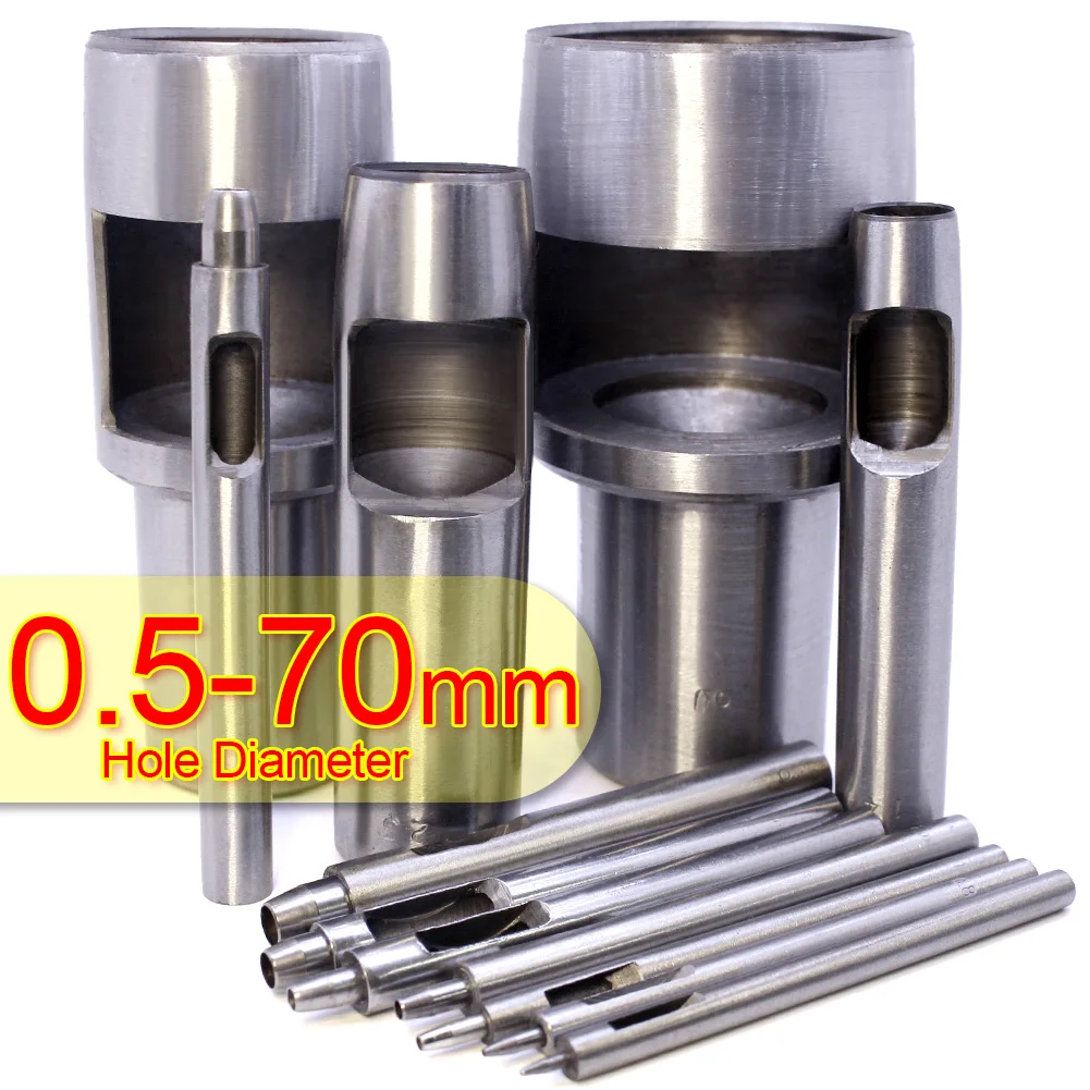 Household-Steel-Punch-Hole-Leather-Manual-Round-Hole-Punch-for-Belts ...