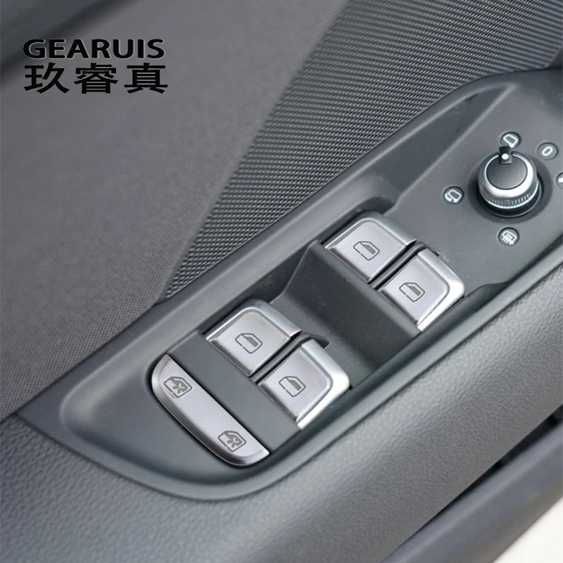 Car-Styling-For-Audi-A3-8V-S3-Interior-Door-Window-Glass-Switch-Buttons ...