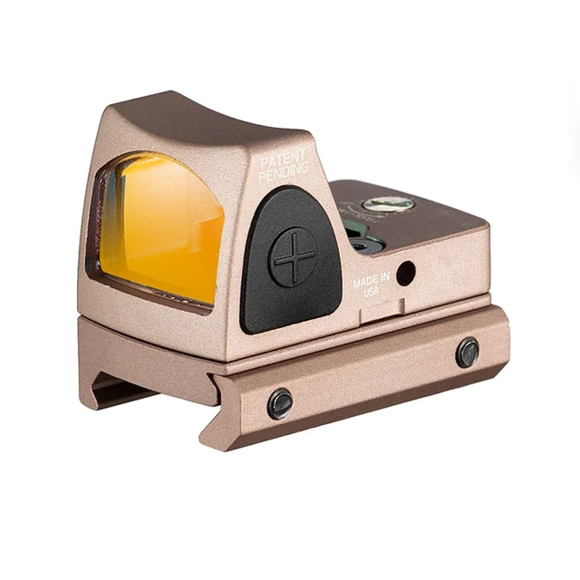RU US Stock Mini RMR Red Dot Sight Collimator Glock Rifle Reflex Sight ...