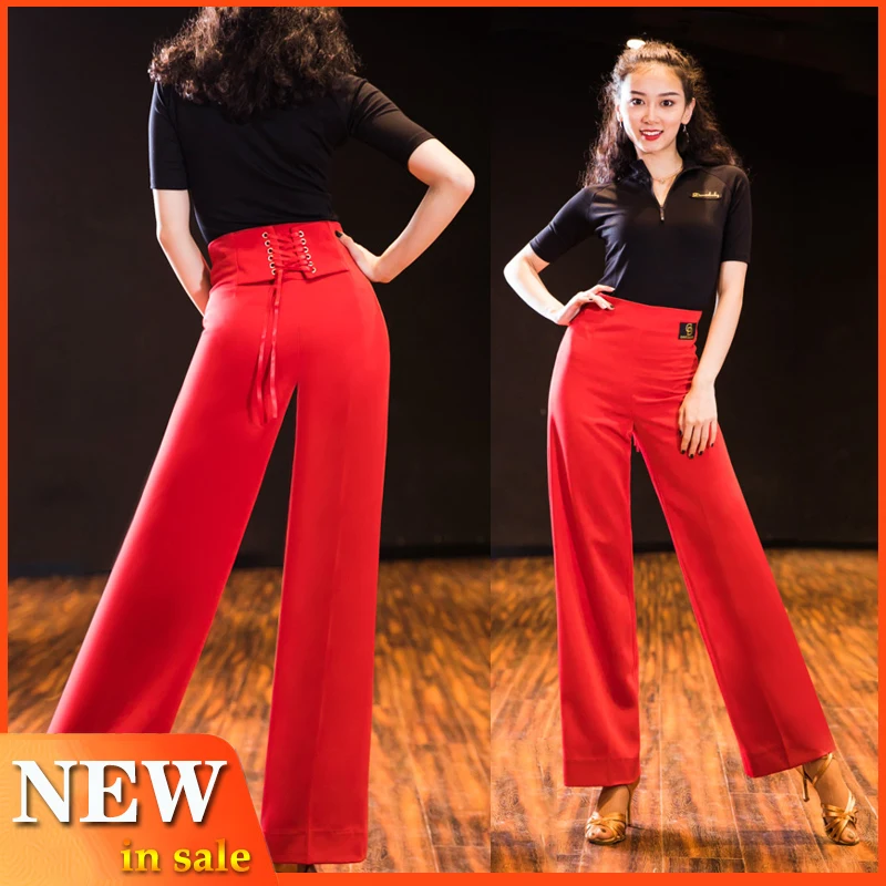 Super Quality Latin Dance Pant Adult Performing Costume Pants Dancing ...