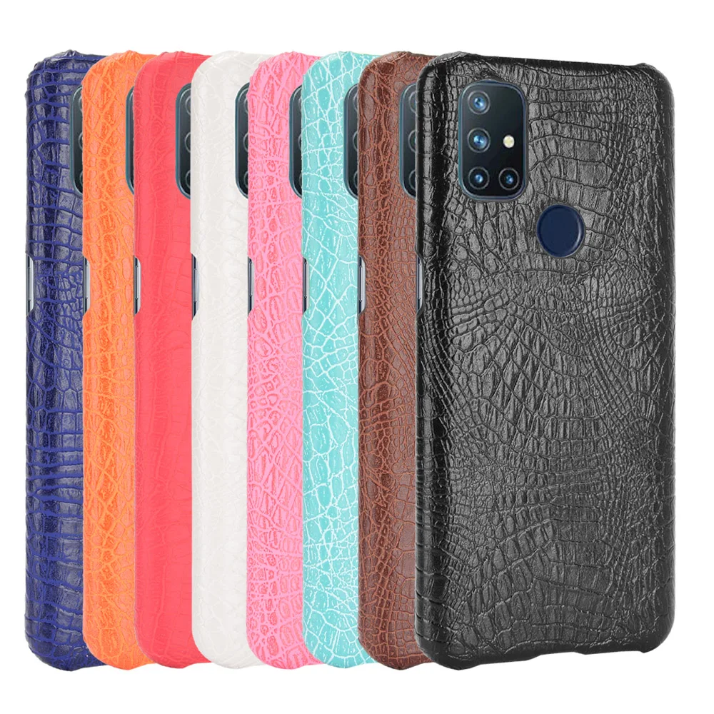 For-One-Plus-Nord-N10-5G-Case-Luxury-Crocodile-pattern-PU-leather-Case ...