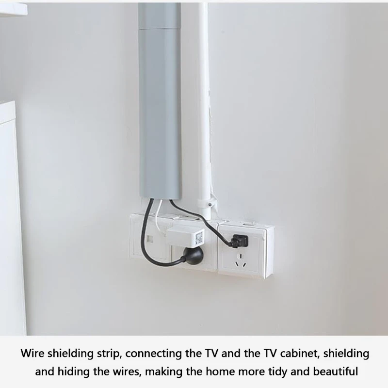 Network-Cable-Wire-Decorative-Cable-Cover-Channel-Power-Cord-Wire-Fixed ...