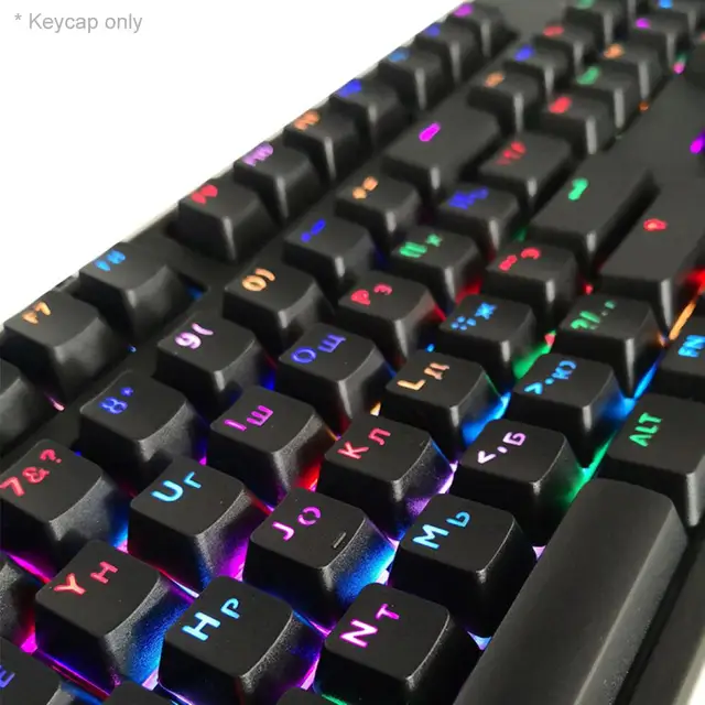 Gaming keyboard Gamer keyboard with backlight USB 104 Rubber keycaps ...