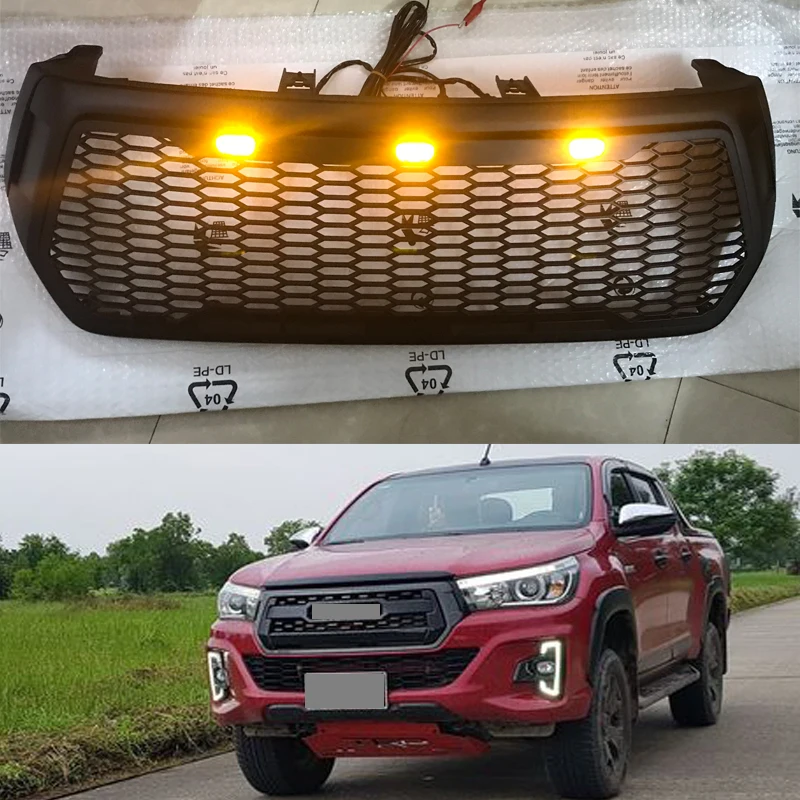 Exterior Auto Accessories Modified Grills Grille Fit For Revo Hilux ...