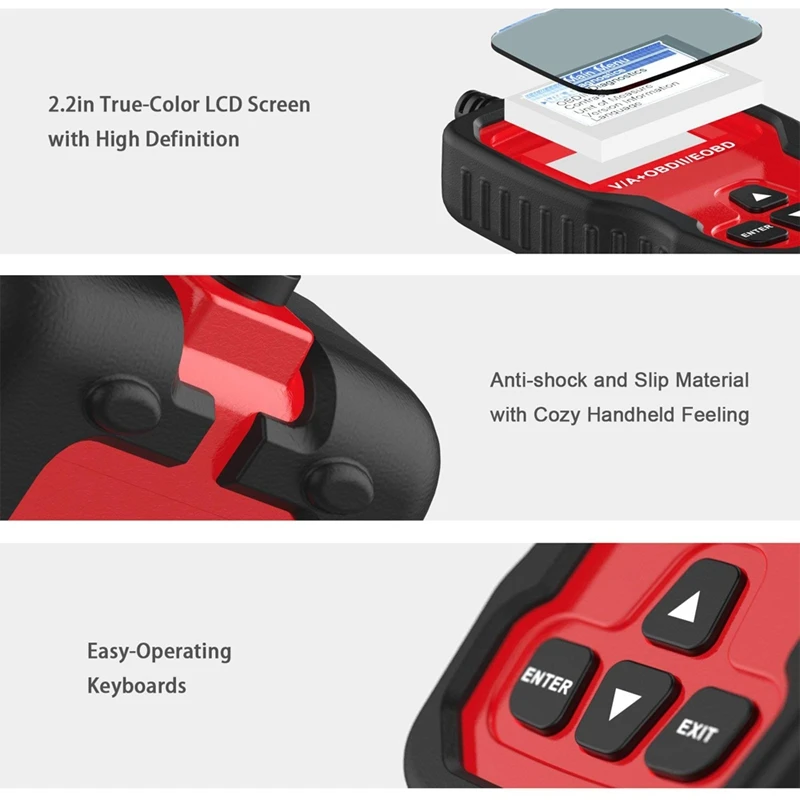 ANCEL VD500 Car Diagnostic Tool Full OBD2 Code Reader Airbag ABS EPB O