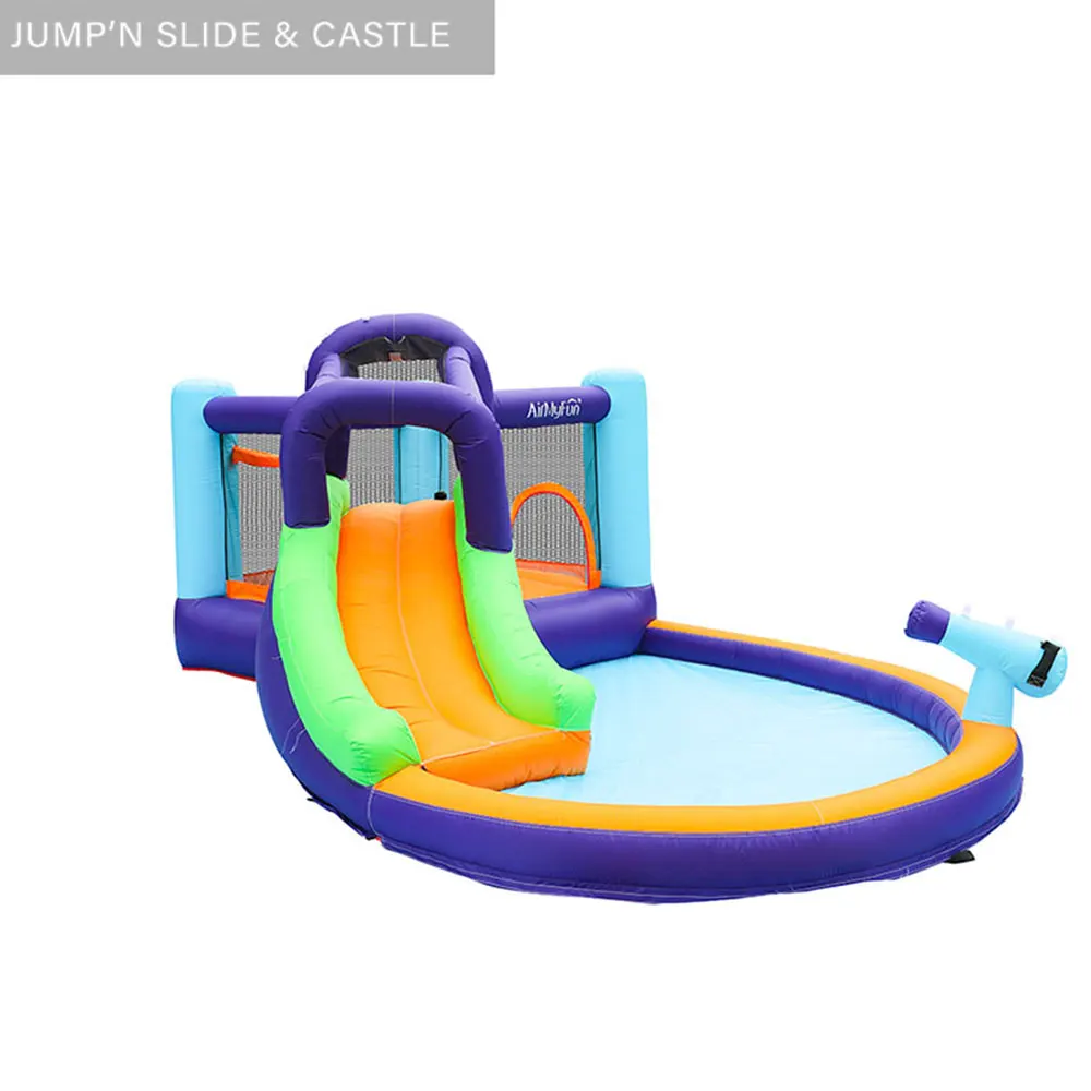 Inflatable-Jumping-Bouncy-Castle-Slide-N-Splash-Water-Park-Family-Play ...