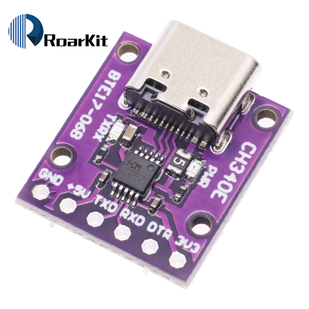 1/5/10PCS/LOT CH340E MSOP10 USB to TTL Serial Converter, 5V/3.3V ...