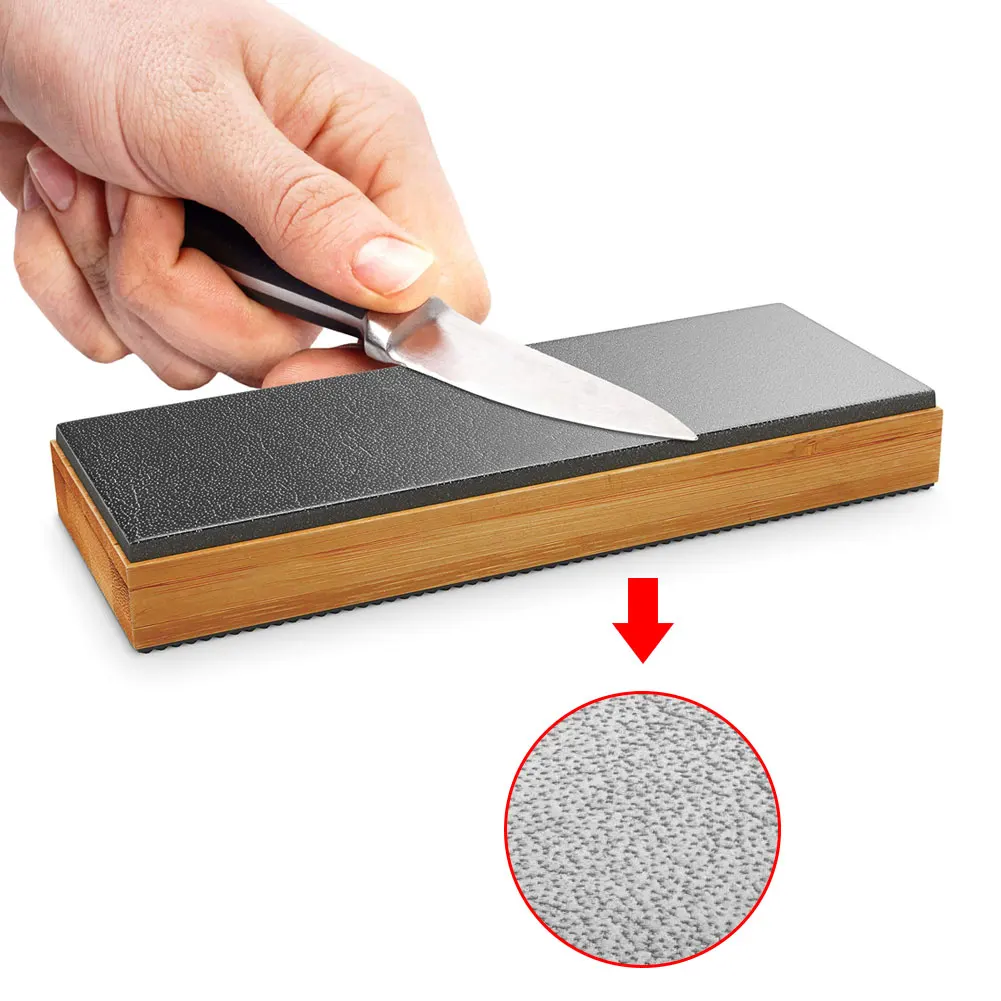 Leather Stropping Block Kit Non Slip Complete Sharpening Stone Set With ...