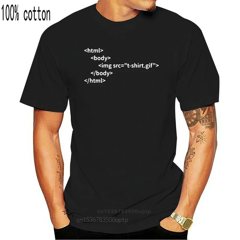 Html Code Programmer It Geek Nerd Funny T Shirts Men Streetwear Summer ...