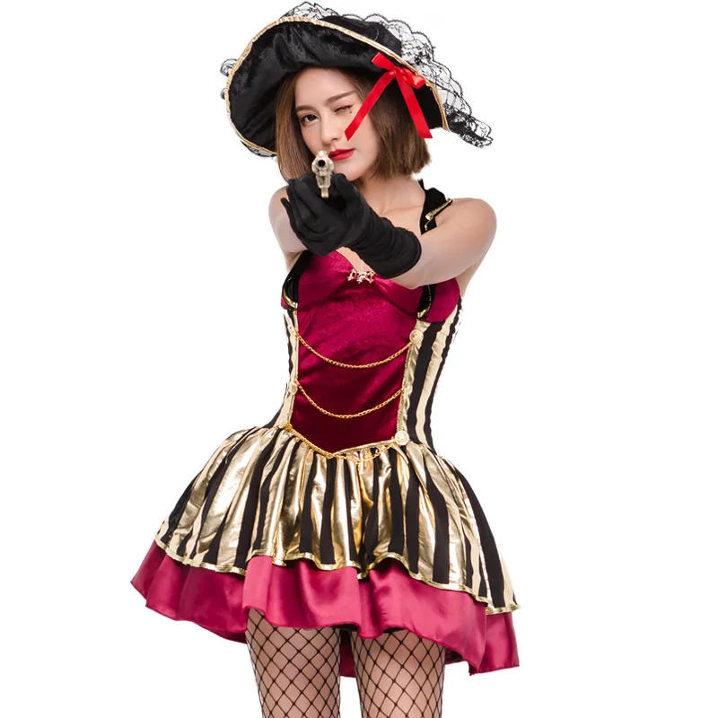 Disfraz de pirata para Halloween, disfraz de mujer para carnaval ...