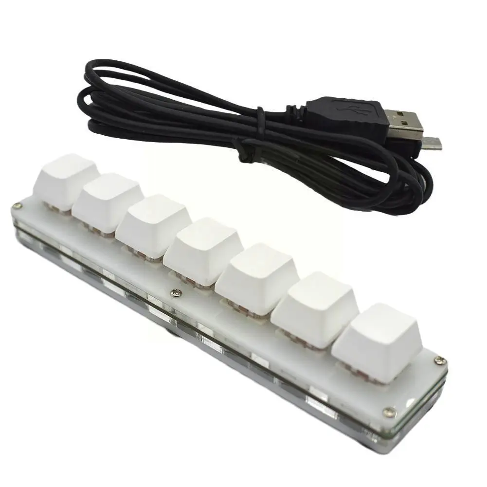 Simpad osu 7 teclas mini teclado usb macro chave de programação teclado ...