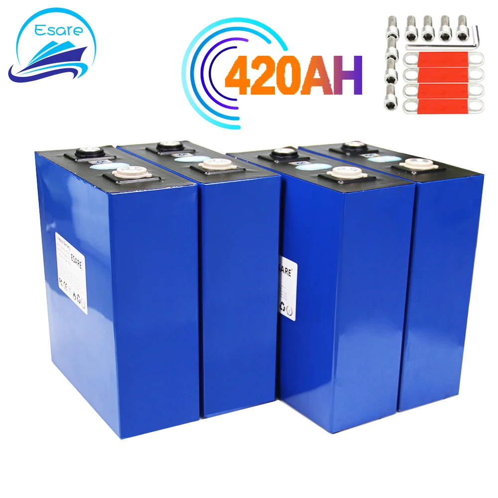 3.2V 420Ah LiFePO4 Battery Pack Lithium Iron Phospha DIY 4S 12V 24V 420A Motorcycle Electric Car ...