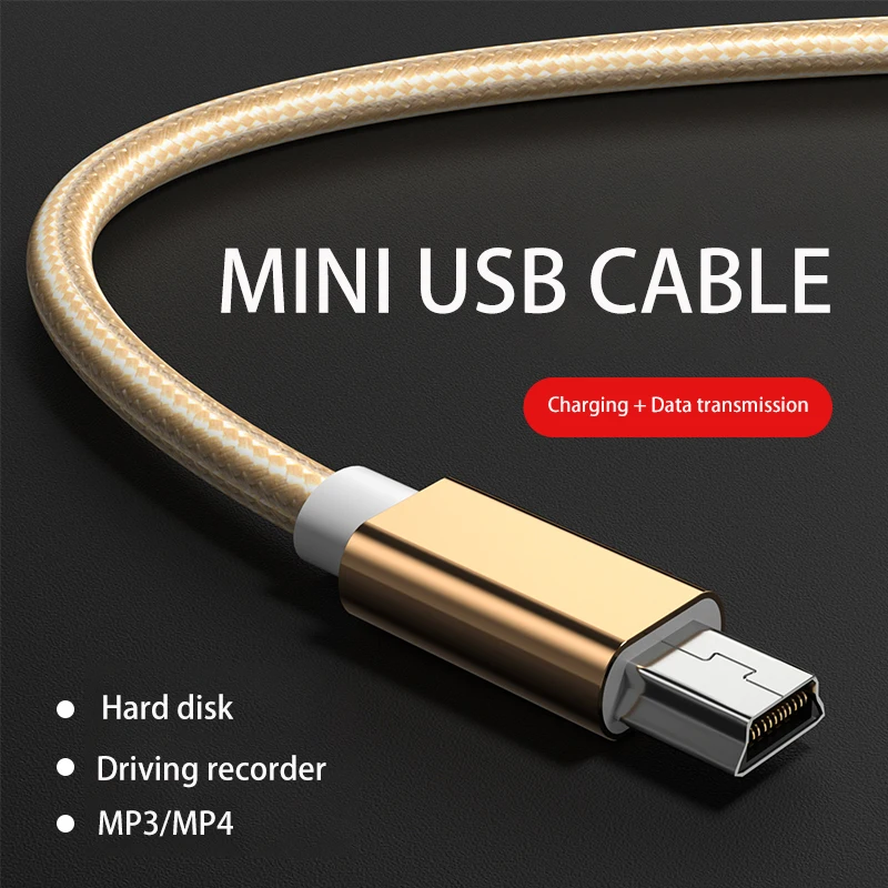 Mini USB Cable Mini USB to USB Fast Data Charger Cable for MP3 MP4 ...