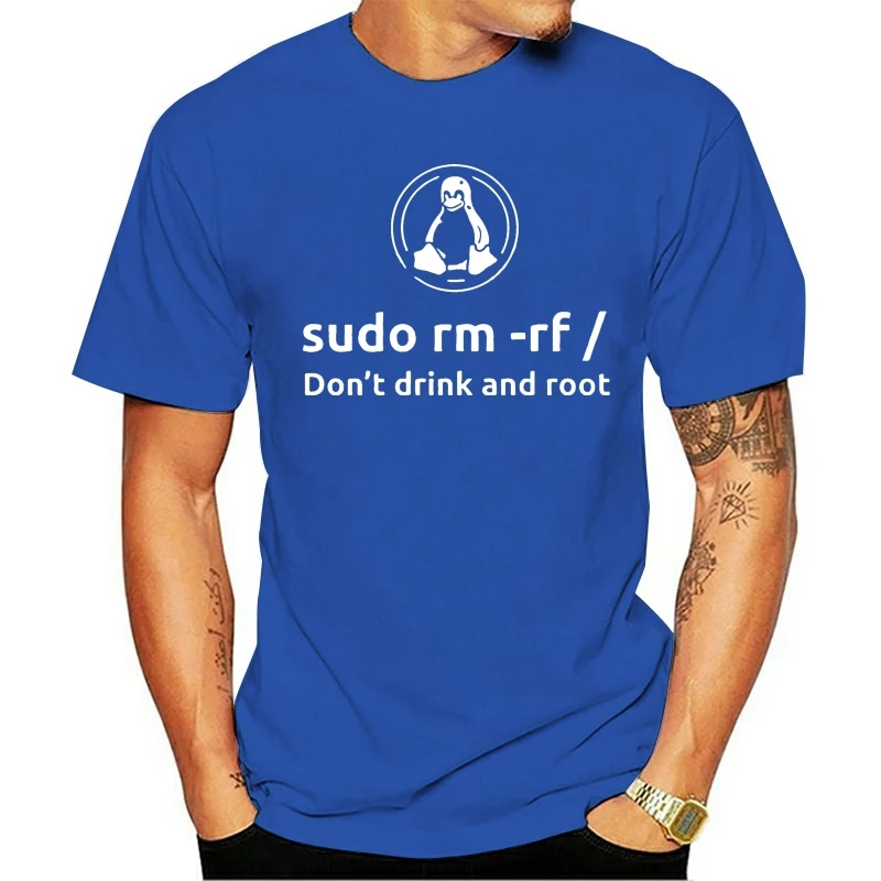 Linux programmer Sudo rm rf t shirt t shirts clothing t shirt men black ...