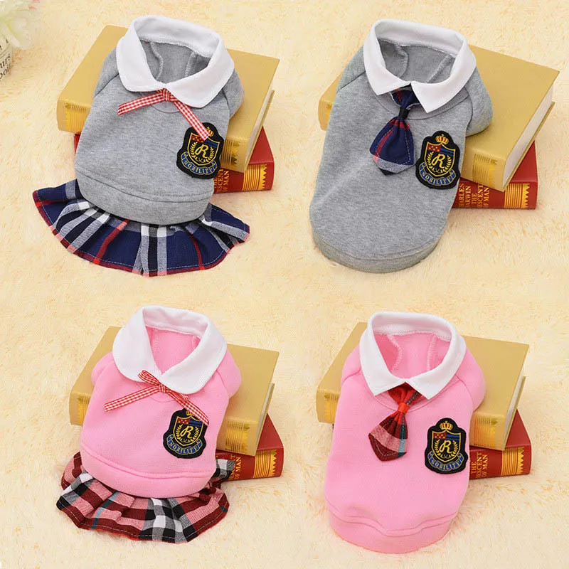 Couple Pet Dog Clothes Pet Uniform Clothing for Small Medium Dogs ...