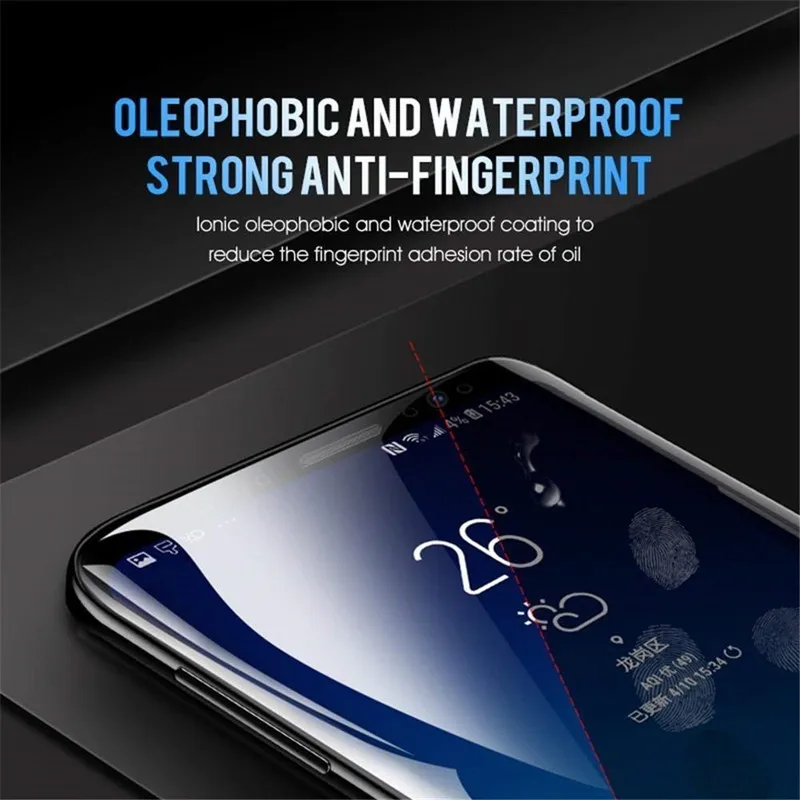 9D Защита экрана для samsung Galaxy A9 pro гидрогель для samsung A6 A7 A8 A9 plus A5 2107 мягкая ...