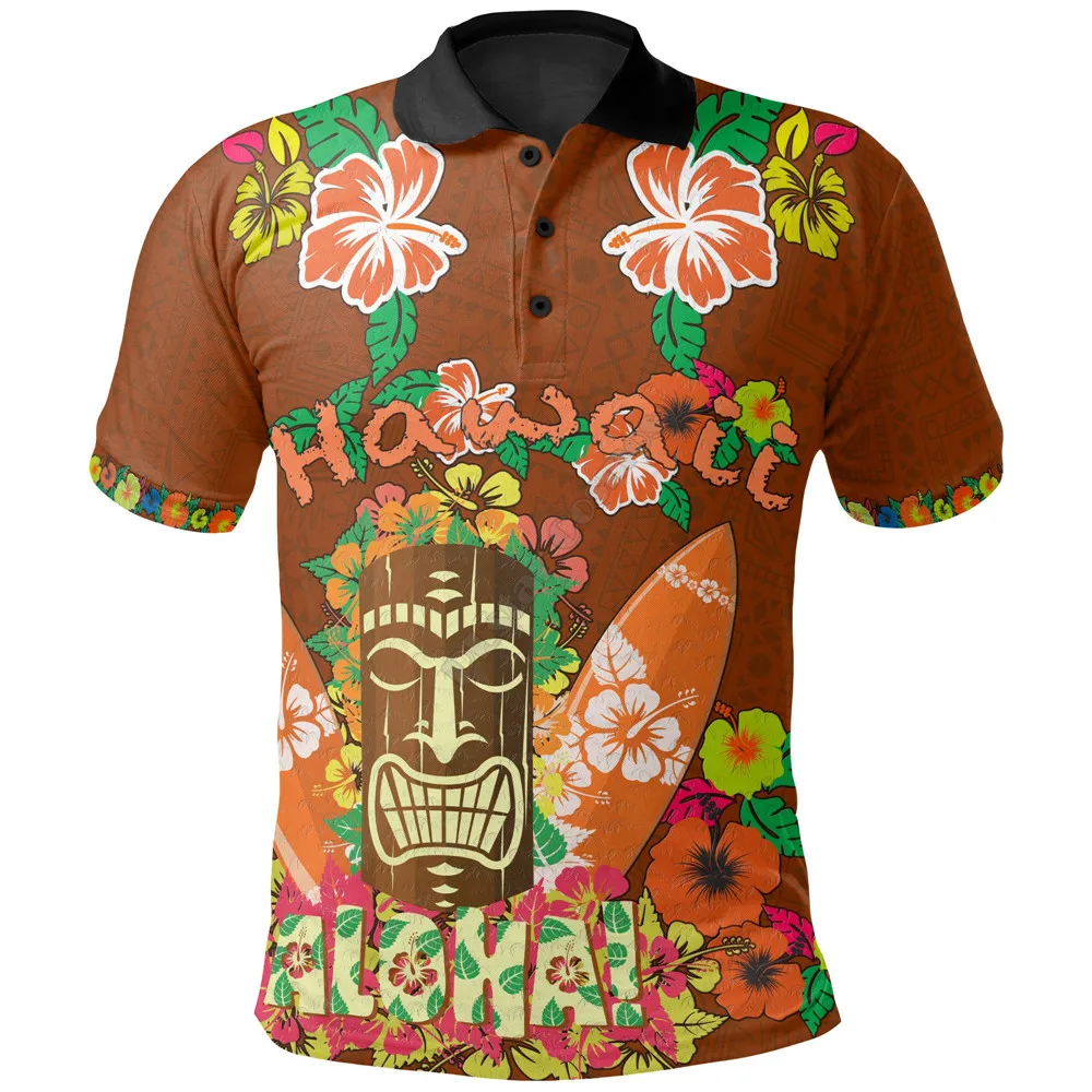 Hawaii-All-Over-Polo-Shirt-Aloha-Hawaii-Summer-Fashion-3D-Printed-Polo ...