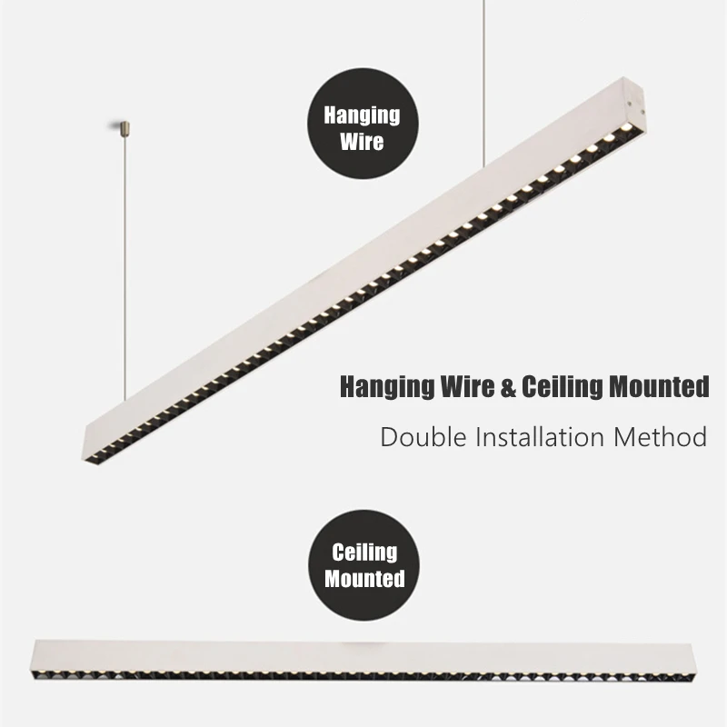 120cm Linear Bar Light Led Pendant Lamp Surface Mounted Ceiling ...