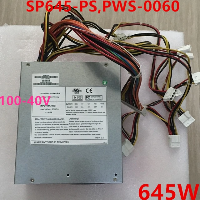 Original PSU For Ablecom 645W Switching Power Supply SP645-PS PWS-0060 ...