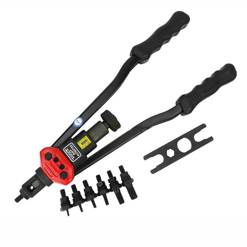 Manual Rivet Gun Double Handle Pull Gun Hand Riveter Pull Nut Pliers ...