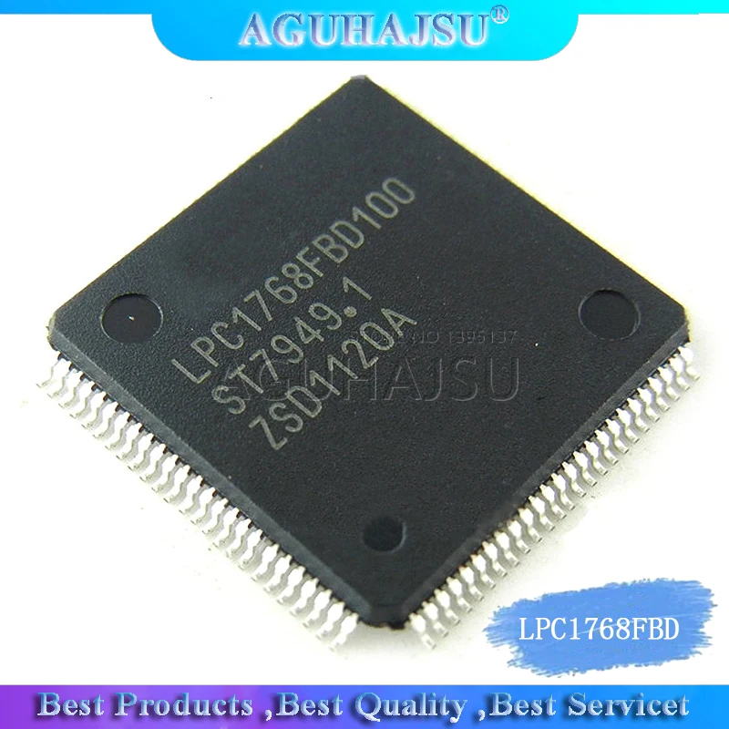 1 unids/lote LPC1768FBD100 LQFP100 LPC1768FBD QFP LPC1768 de 32 bit ...