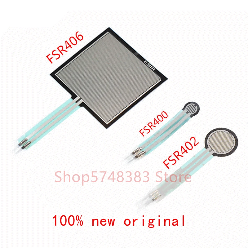 FSR400 FSR402 FSR406 저항 압력 센서, 힘 감지, 저항 밑창 깔창 로봇 촉각 FSR 감지 센서