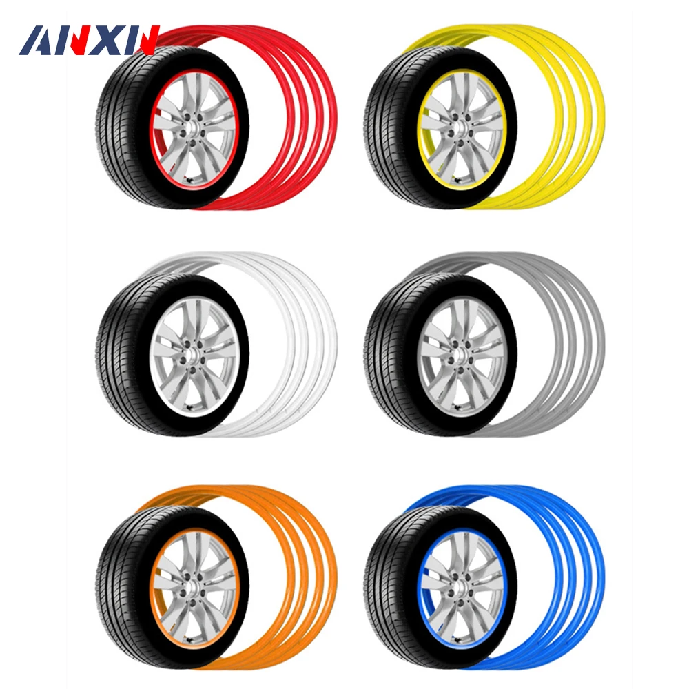 Heavy Duty Car Wheel Guard Rim Protecting Trim Ring 17/18/19/20 Inch 4 ...