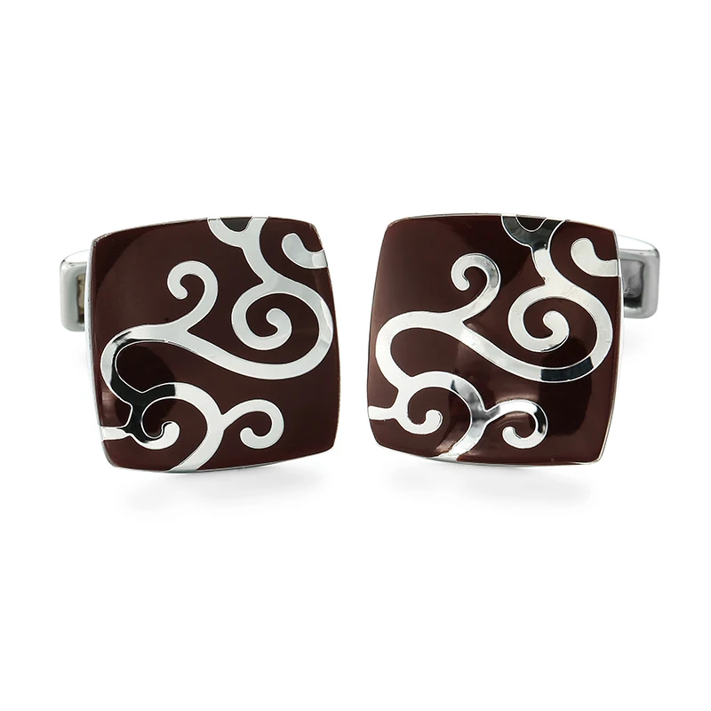 Barre Fermoir Broche,Lèvent de manchette en émail français pour hommes ...