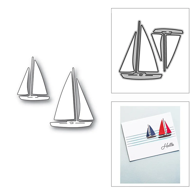 New-2021-Sailboats-Ship-Navigation-Metal-Cutting-Dies-for-DIY ...
